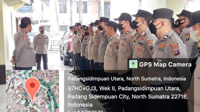 Polres Padangsidimpuan Gelar Apel Serpas BKO Pengamanan Pilkades Tapsel 2022 - Tribun-medan.com