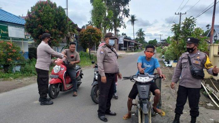 Polsek Biru-biru Gencarkan Kembali Ops Yustisi Guna Cegah Penyebaran Covid-19 - Tribun-medan.com