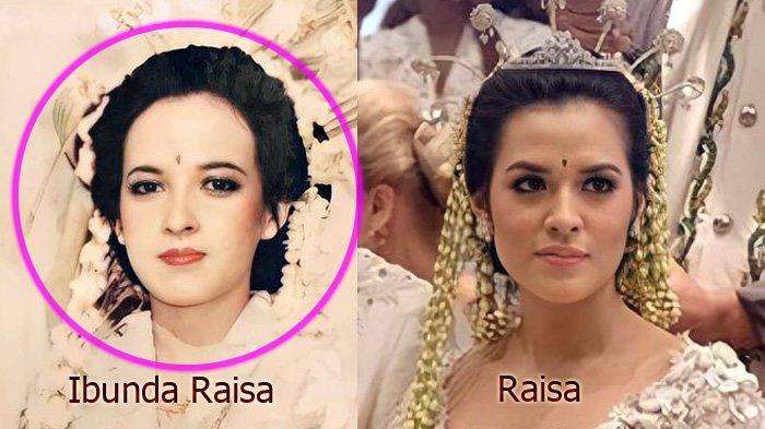 POTRET Raisa dan Ibunya Bak Pinang Dibelah Dua, Cantiknya Semasa Muda ...