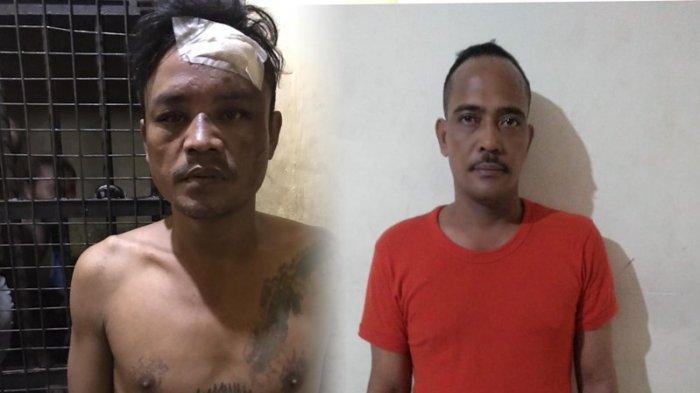 WAJAH Dua Preman, Penganiaya TNI di Pasar Palapa Brayan - Tribun-medan.com