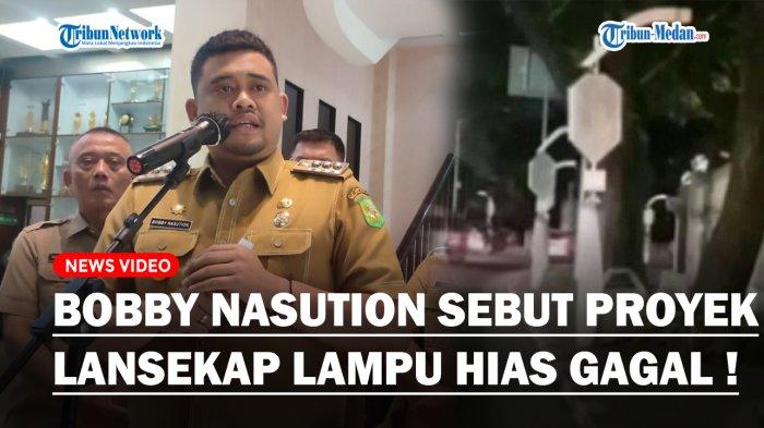 Bobby Nasution Sebut Proyek Ribuan Lansekap Lampu Hias di Medan Gagal ! - Tribun-medan.com