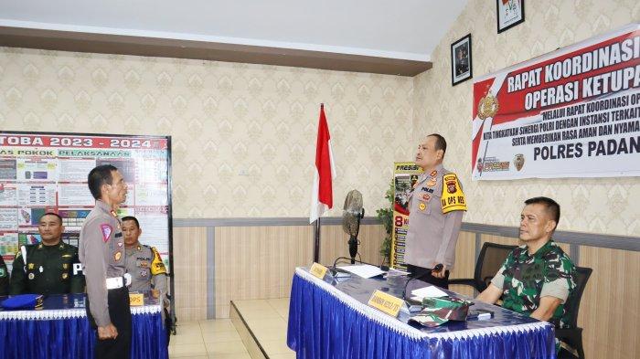 Kapolres Padangsidimpuan Pimpin Rakor Lintas Sektoral Operasi Ketupat Toba 2024 - Tribun-medan.com