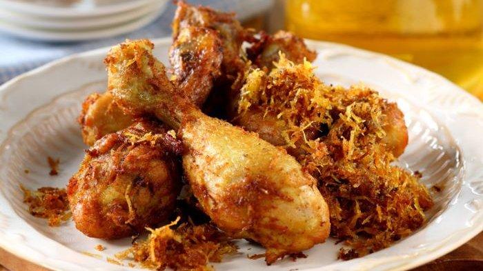 Resep Ayam Goreng Kuning Tabur Serundeng dan Cara Membuatnya, Menu Makan Malam dengan Rasa yang ...