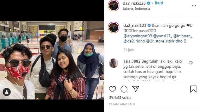 Rizky DA Pamer Liburan ke Bali, Padahal Sang Istri Sedang Berjuang ...
