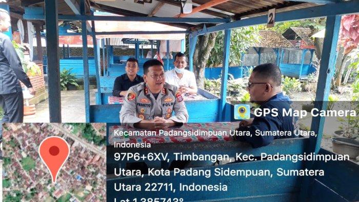 Kapolres Padangsidimpuan Sambangi Rumah Makan Wak Gareng - Tribun-medan.com