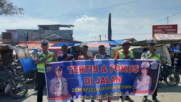 Sosilisasi Keselamatan, Sat Lantas Polreshan Pelabu Belawan Edukasi ...