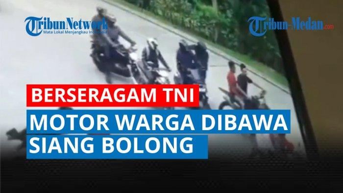 VIRAL Video 4 Pria Berseragam TNI Ambil Paksa Motor Sport di Mercy Barn, Ini Penjelasan Kapolsek ...