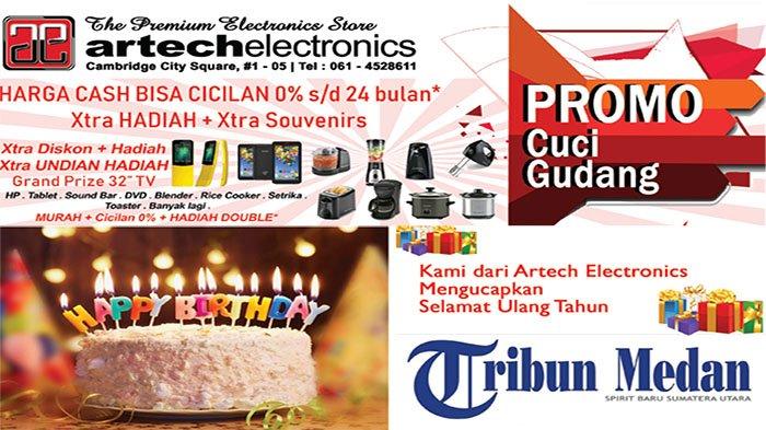 Selamat Ulang Tahun ke-9 Tribun Medan dari Keluarga Besar Artech ...