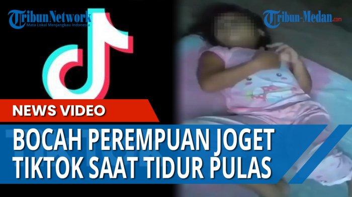 Kecanduan TikTok Bocah Perempuan Joget TikTok Saat Tidur Pulas dan ...