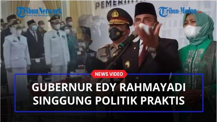 GUBERNUR Edy Singgung Politik Praktis saat Lantik Pj Bupati Tapteng dan Wali Kota Tebingtinggi ...