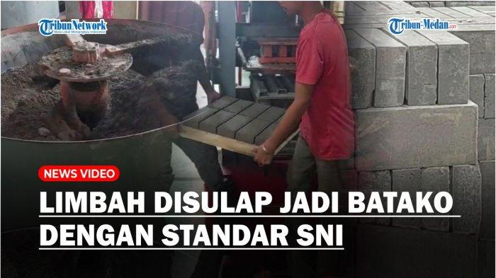Limbah FABA dari PLTU Pangkalan Susu Disulap Jadi Batako dengan Standar SNI - Tribun-medan.com