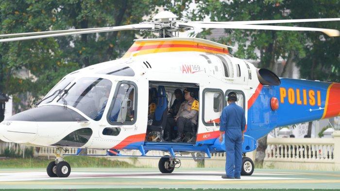 Helikopter AW169 Polri Terbang Diatas Para Racer Aquabike World ...