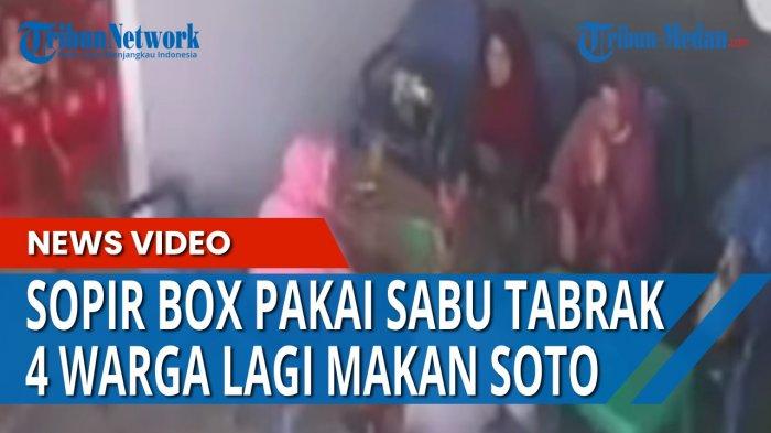 Detik-Detik Sopir Box Ketinggian Habis Nyabu Tabrak Lima Warga di ...