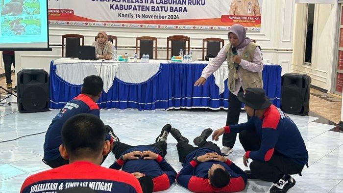 Lapas Labuhan Ruku dan BPBD Batubara Gelar Sosialisisasi dan Simulasi Penanggulangan Bencana ...