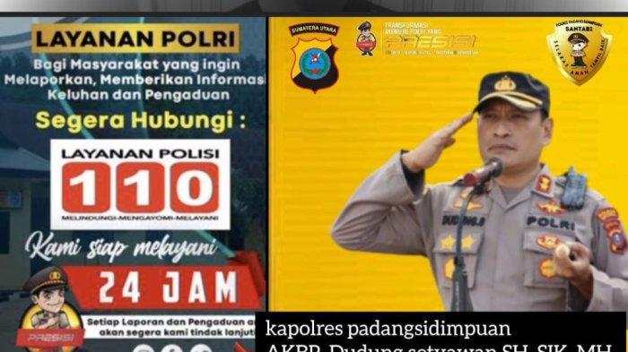 Polres Padangsidimpuan Sosialisasikan Kembali Layanan Call Center ...