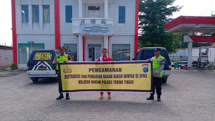 Personil Polsek Dolok Merawan Monitoring SPBU di Desa Limbong - Tribun ...
