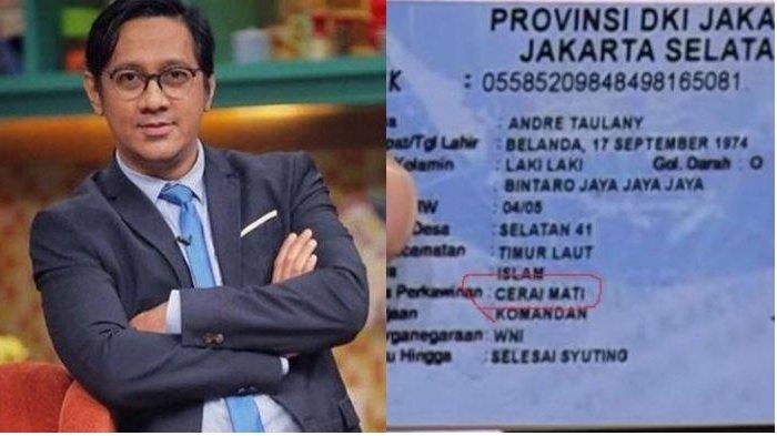 Ketika Andre Taulany Perlihatkan Status 'Duda' di KTP, Ayu Ting Ting ...