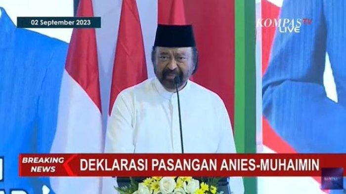 Deklarsi 'AMIN', Surya Paloh: Selamat Tinggal Cebong Kampret, Selamat Datang Politik Kebhinekaan ...