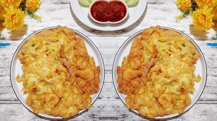 Resep Telur Dadar Crispy yang Mirip Restoran Padang, Bahannya Cukup ...