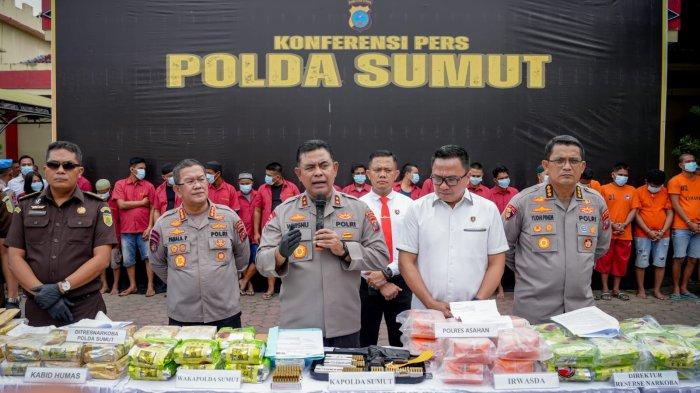Polda Sumut Perangi Narkoba: 1.131 Tersangka Ditangkap, Ratusan Kilogram Narkotika Disita ...