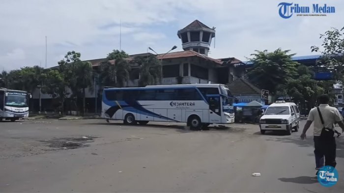 TRIBUN WIKI: Menilik Sejarah Terminal Terpadu Amplas - Tribun-medan.com