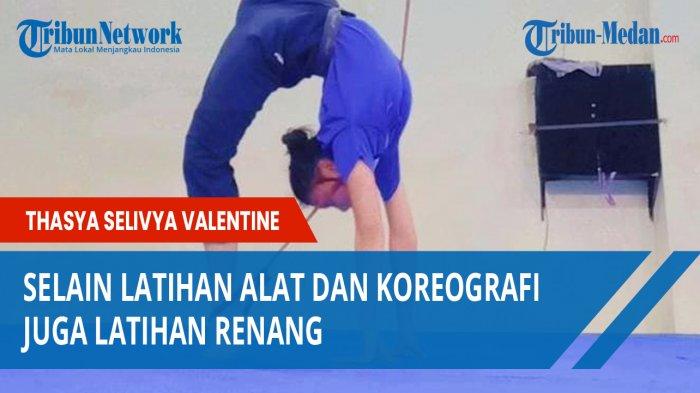 Selain Latihan Alat dan Koreografi, Thasya juga Latihan Renang - Tribun ...