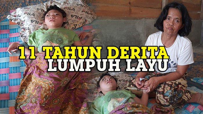 TIURLAN Sinaga Bocah Penderita Lumpuh Layu, Sudah 11 Tahun Menahan ...