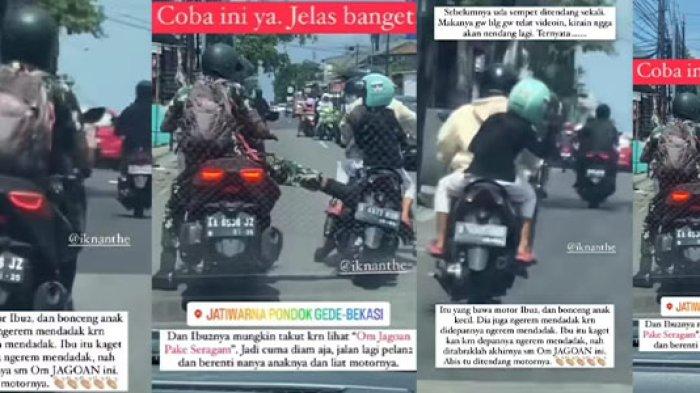 TERUNGKAP Sosok Oknum TNI yang Tendang Ibu-ibu, Ternyata Anggota Denhanud 471 Kopasgat TNI AU ...