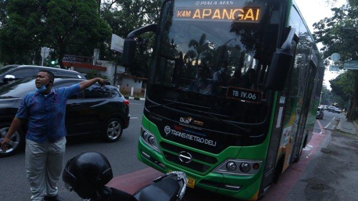 Trans Metro Deli Bantah Sopir Bus Ugal-ugalan di Jalan Pandu Medan ...