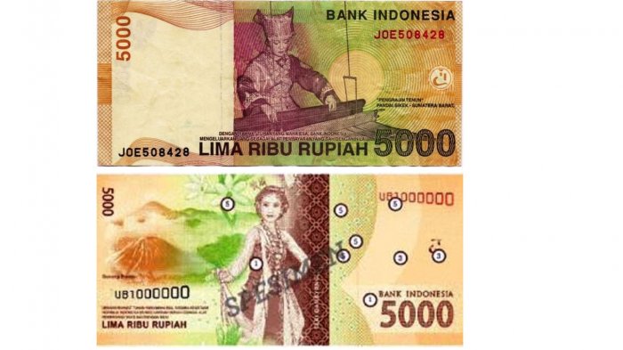 Ini Dia Keterkaitan Antara Uang Lima Ribu Lama dan Baru - Tribun-medan.com