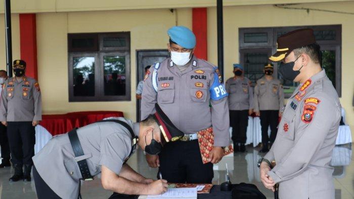 Kapolresta Deli Serdang Pimpin Sertijab Kabag SDM, Kapolsek Bandara KNIA dan Kapolsek Pantai ...