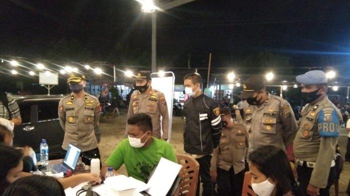 Percepatan Vaksinasi Polres Batubara Gelar Vaksin Malam Hari Tribun