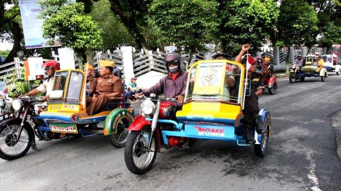 Para Veteran di Kota Siantar Diboyong Naik Becak BSA ke TMP Nagur di Hari Pahlawan - Tribun ...