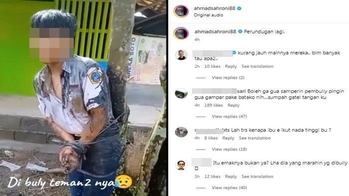 VIRAL Pelajar SMA Dibully Teman-temannya, Diikat dan Disiram Air Parit ...