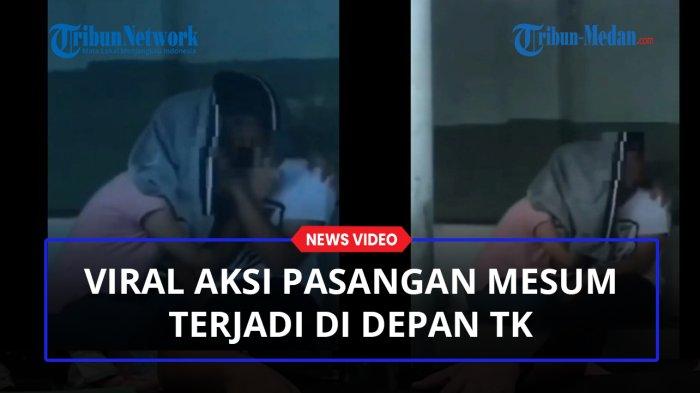 Video Viral Aksi Pasangan Mesum di Depan TK Hanya Ditutupi Jaket, Hingga Polisi Turun Tangan ...