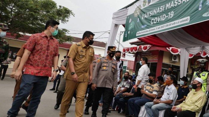 Kunjungi Vaksinasi Covid-19 di Polres Pelabuhan Belawan, Bobby Nasution Beberkan Target Ini ...
