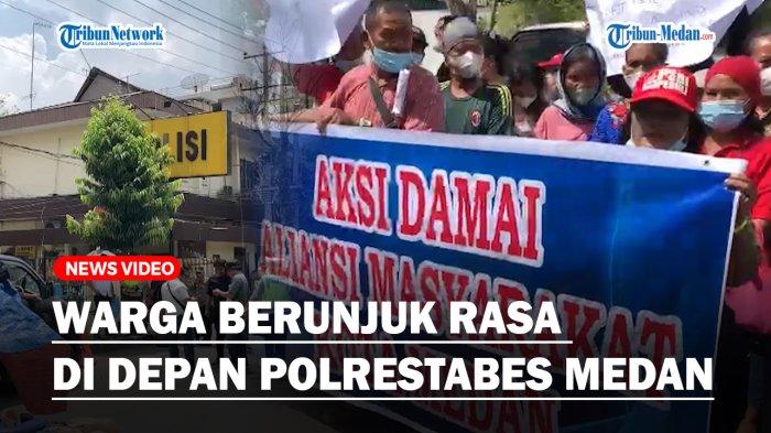 Polrestabes Medan Di Demo Warga, Tanyakan Kasus Dugaan Penganiayan ...