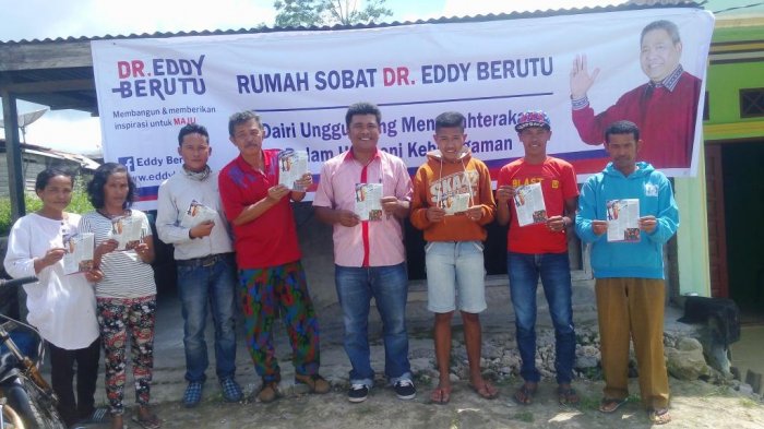 Warga Berikan Lokasi untuk Rumah Sobat Dr Eddy Berutu - Tribun-medan.com