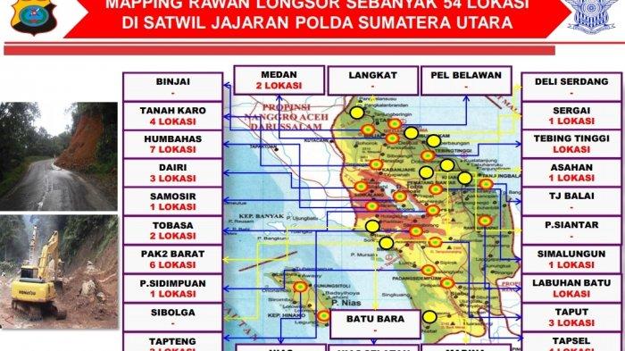 Ini Daerah Rawan Longsor di Sumut, Patut Diketahui Pemudik! - Tribun-medan.com