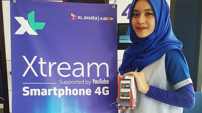 XL Axiata Luncurkan Smartphone Unlimited Youtube Setahun 4G - Tribun-medan.com