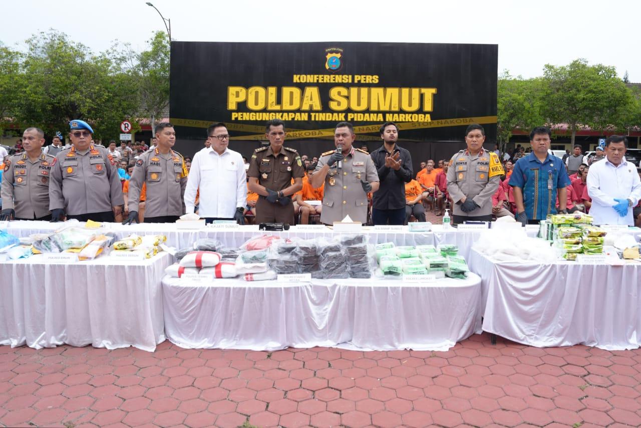 Berita Populer, Polda Sumut Ungkap 578 Kasus Narkotika dalam 47 Hari ...