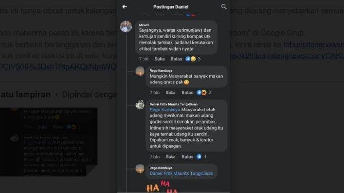 Aktivis Lingkungan Karimunjawa Jadi Tersangka Kasus ITE, Imbas Polemik Tambak Udang di Medsos ...