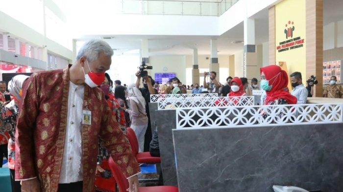 Ganjar Resmikan Mall Pelayanan Publik ke 13 di Jateng - tribunmuria.com