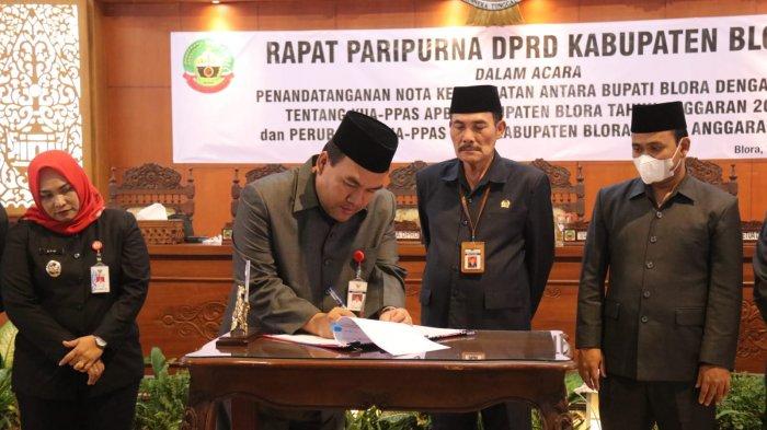 KUA-PPAS APBD 2023 dan APBD Perubahan 2022 Kabupaten Blora Telah Disepakati - tribunmuria.com