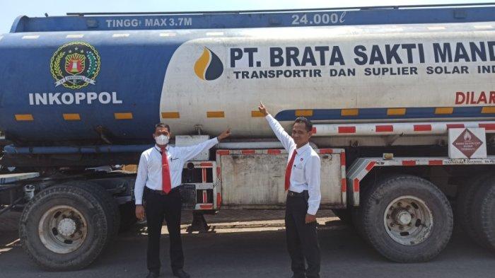 Ada Logo Induk Koperasi Polri INKOPPOL pada Truk Tangki BBM Ilegal ...