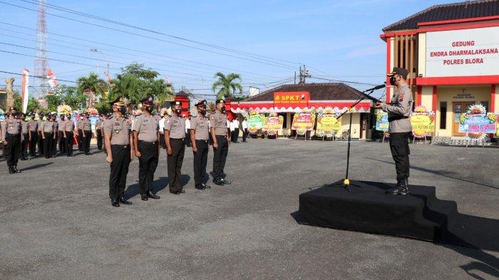 50 Personel Polres Blora Naik Pangkat, Dua di Antaranya Perwira, Berikut Rincian Lengkapnya ...
