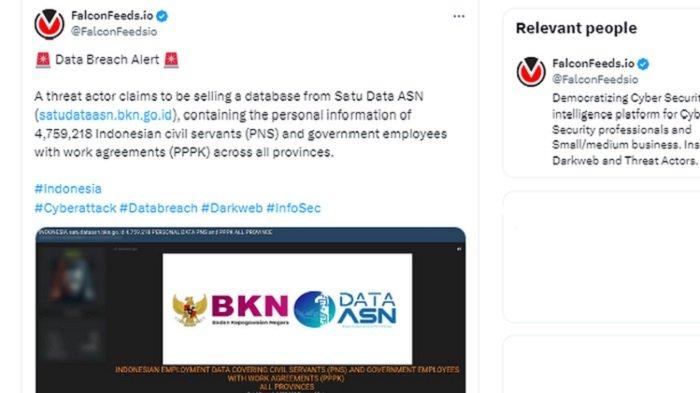 Waduh, Data ASN di Aceh Bocor, Dijual Rp 160 Juta, BKN Minta PNS Ganti Password - Tribunnanggroe.com