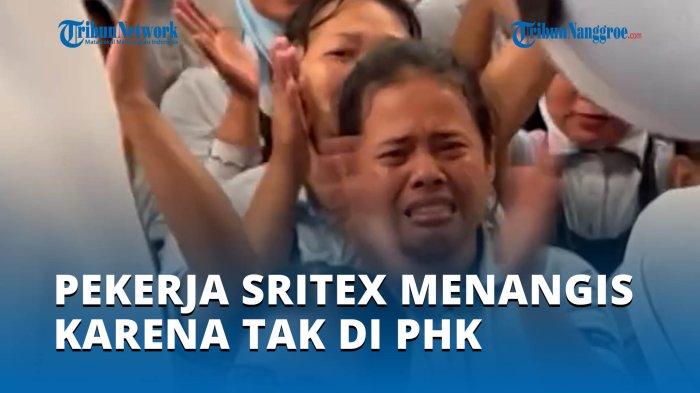 VIDEO - Diselamatkan Presiden Prabowo Ribuan Pekerja Sritex di Sukoharjo Menangis karena Tak Di ...