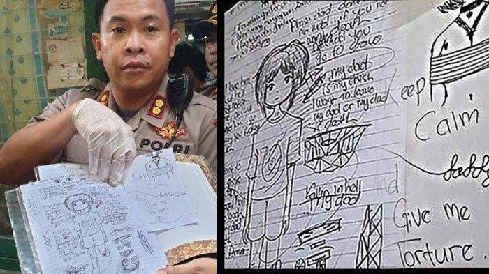 13 Lembar Coret-coretan Siswi SMP yang Bunuh Anak 6 Tahun, Dipenuhi ...