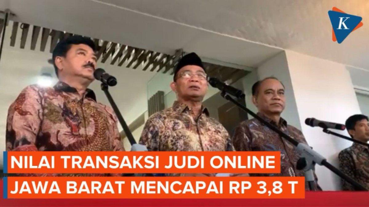 5 Daerah dengan Pemain Judi Online Terbanyak, Jabar Nomor 1, Transaksi ...